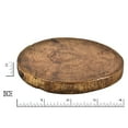 Teak Wood Natural Tree Bark Coaster Set of 5 - Walmart.com