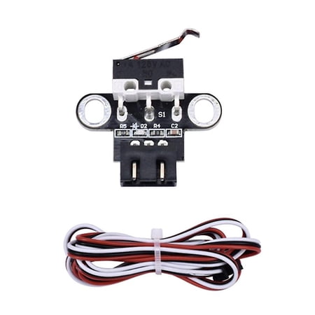 2pcs 3d Printer Endstop Mechanical Limit Switches With Cables Touch ...