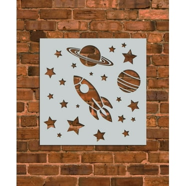 5x5 Stars Space Pattern Stencil - Walmart.com