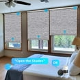 W72 x H72,Grey HILADUO Motorized Roller Shades 100% Blackout Window ...