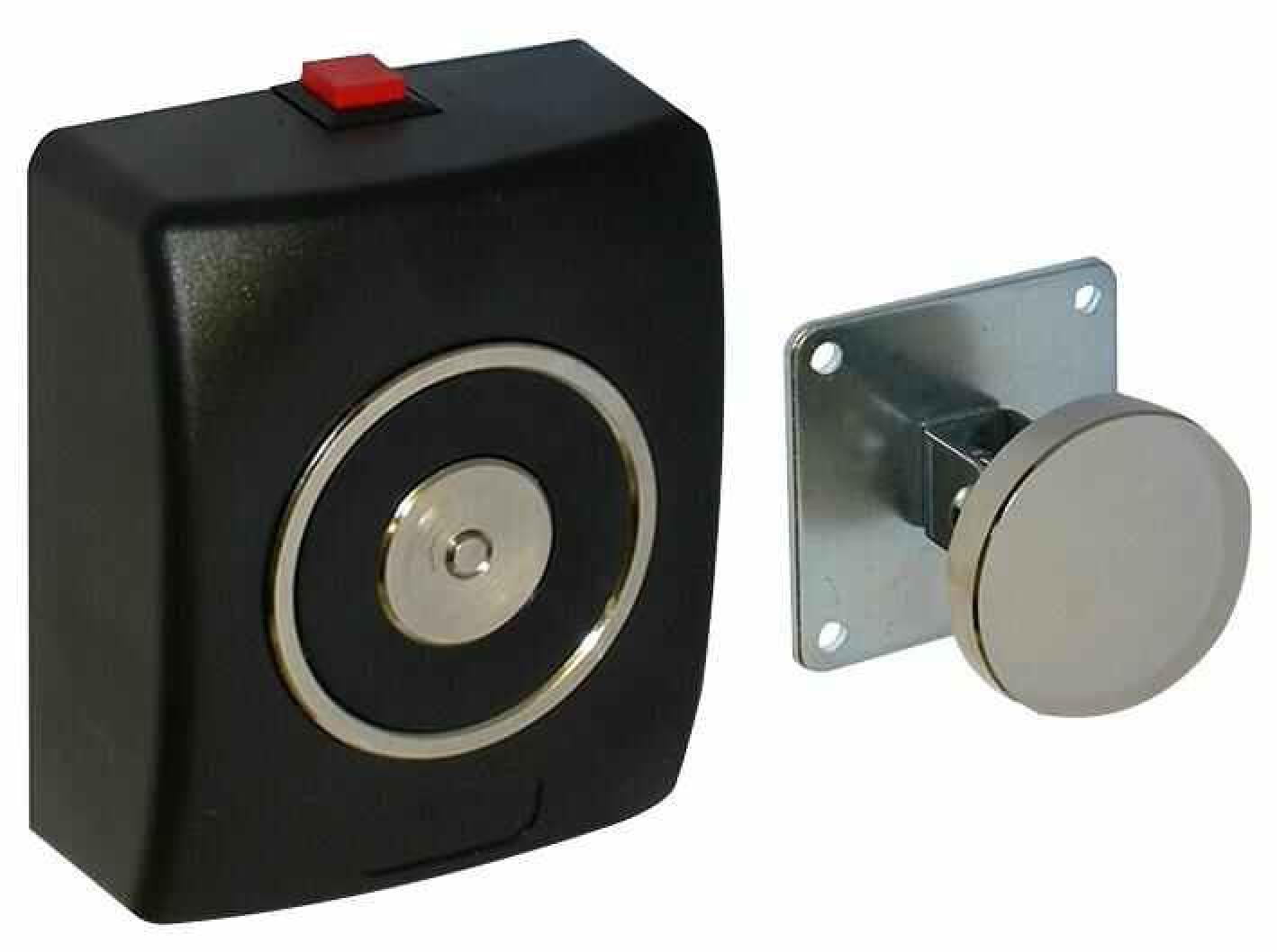 SECUREFAST - Fire Door Hold Open Magnet 24vdc Black Plastic - Walmart.com
