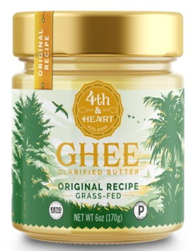Tava Organics, 4th & Heart Original Grass-fed Ghee, 6 oz – Walmart ...
