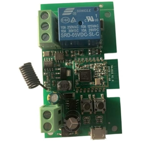 LZMY 1 Channel 5V 12V ZigBee Smart Relay Switch,Adjustable Selflock and ...