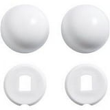 Kohler Toilet Bolt Caps White Plastic - Walmart.com