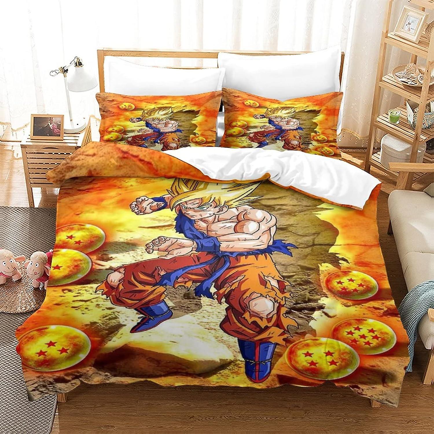 Goku D Cool Soft Microfiber Duvet Cover Bedding Set With Pillowcases ...