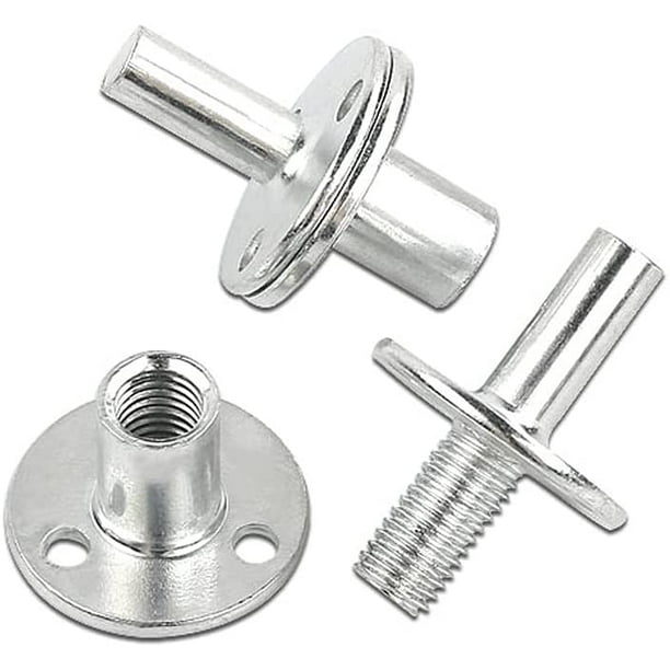 2 Pieces Cold Rolled Steel M12 Bed Post Connector Bed Column Bedpost ...