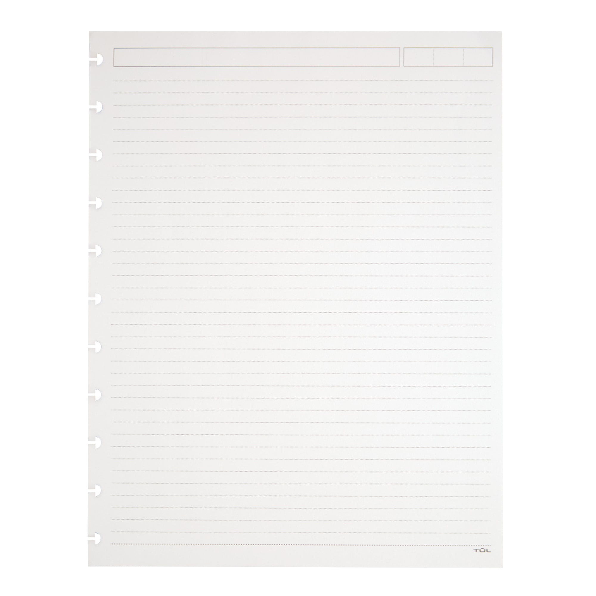 TUL Custom Note-Taking System Discbound Refill Pages, 8.5" x 11" Narrow ...
