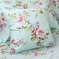 Lanpei 3-Pieces Blue Hydrangea Flower Duvet Bedding Set, Full Size ...