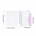 File Folder, Plastic Binder Pocket Organizer, A4 Paper Support and Four ...