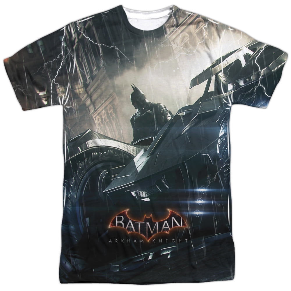 Batman Men's Into The Night Sublimation T-shirt White - Walmart.com