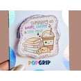 Books, Coffee, and a Little Treat Resin Acrylic Grip | Cute Book Grip ...