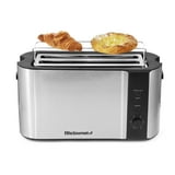 Elite Gourmet ECT-3100 Electric 4 Slice Wide Long Toaster - Walmart.com