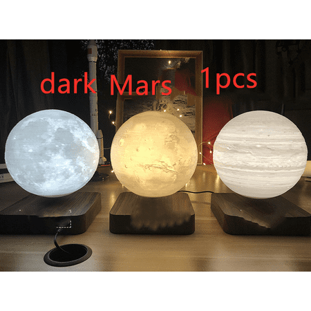 Toyella Magnetic Levitation Table Lamp Moon Light 3D Printing Planet ...
