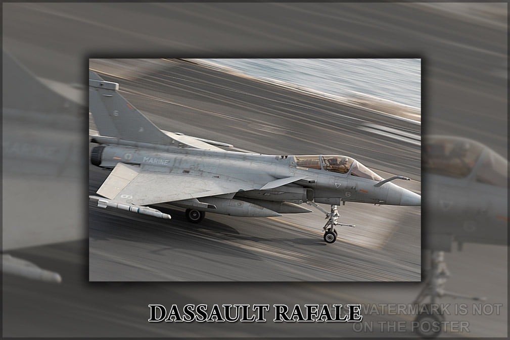 24"x36" Gallery Poster, Dassault Rafale - Walmart.com