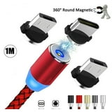 USB Magnetic Universal Charging Cable, High Quality Nylon Bend Free ...