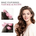 10 Pcs Hair Curler Grips Crimper Tool Rollers Bang Clips Curls Pink Abs ...