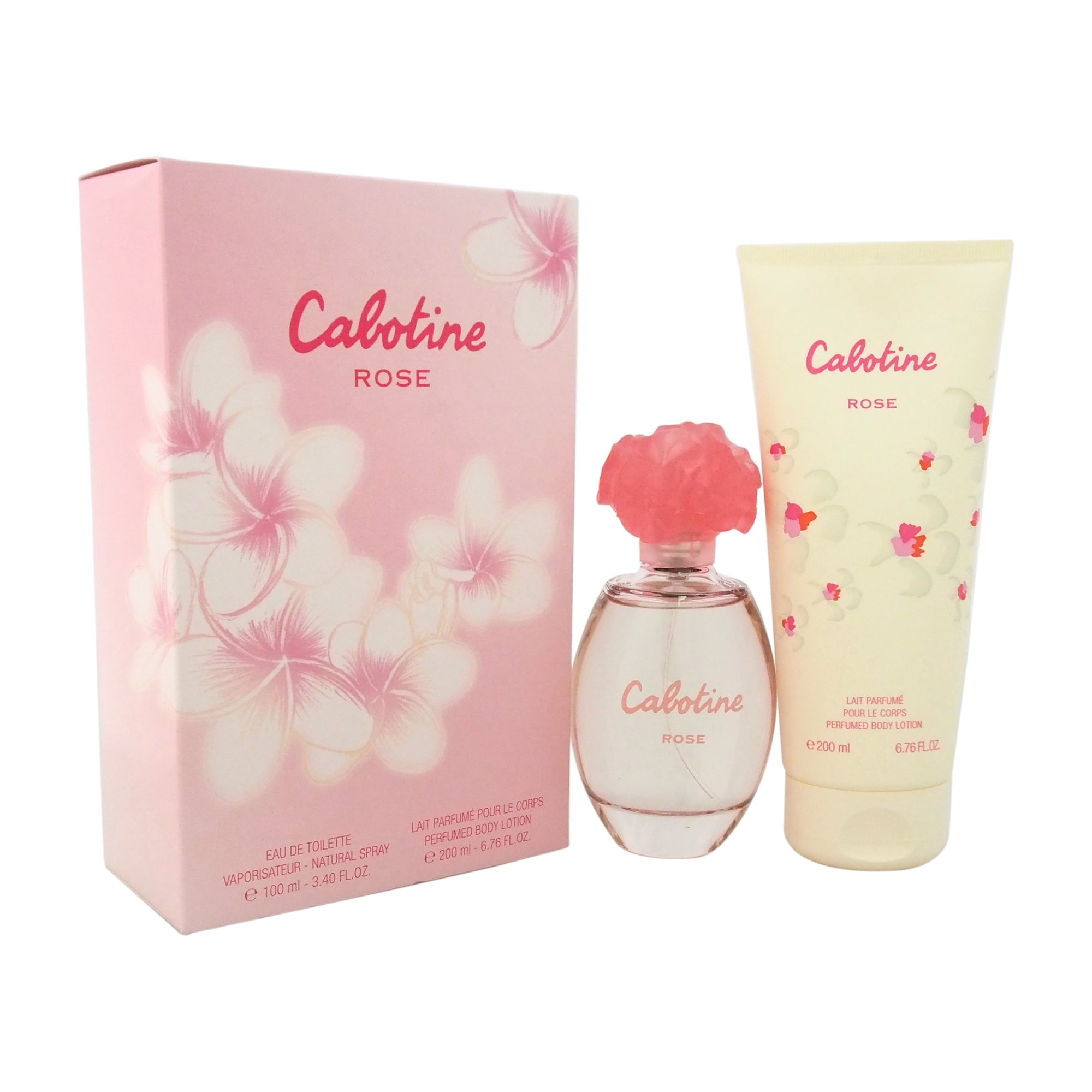 Cabotine Rose by Gres for Women - 2 Pc Gift Set 3.4oz EDT Spray, 6.76oz ...