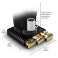 Mind Reader Coffee Pod Organizer with 3 Drawers, 36 Pod Capacity, 2.5 ...
