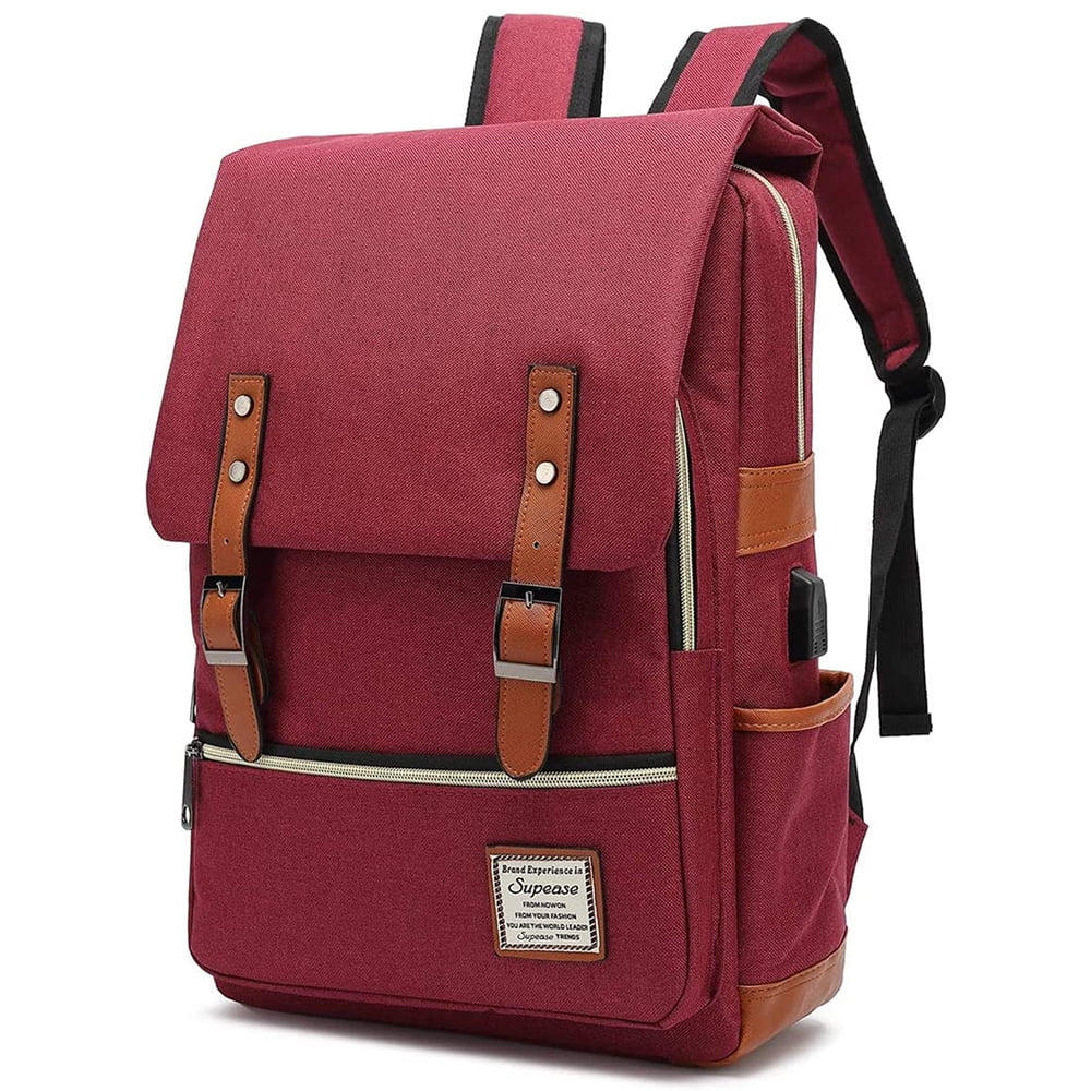 Mostdary Women Men College Laptop Backpack Computer Rucksack Bookbag ...