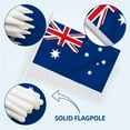 Anley Australia Mini Flag - 5 in x 8 in Hand Held Miniature Australian ...