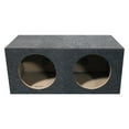 QPower QMPSQ10E Empty Woofer Box, 2 Sealed Chambers Car Speakers ...