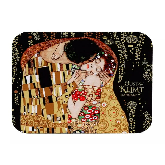 Carmani CR-022-0300 Mouse pad "The Kiss" G.Klimt Washable mouse pad, Waterproof, Non slip Rubber ...