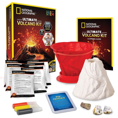 NATIONAL gEOgRAPHIc Ultimate Volcano Kit - Erupting Volcano Science Kit ...