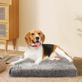 Calming Anti Anxiety Plush Dog Bed for Medium Large Dogs, Washable Soft ...