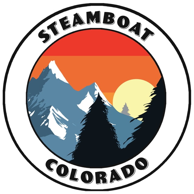 Steamboat, Colorado Decorative Car Truck Decal Window Sticker Vinyl Die ...