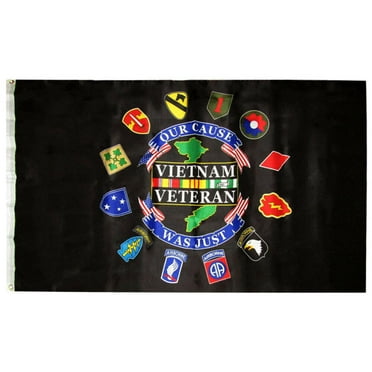 Happy Veterans Day Vietnam Veteran 1961-1975 Military Black Flag 3x5 ...