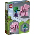 LEGO Minecraft Pig BigFig and Baby Zombie 21157 Building Set for Play ...