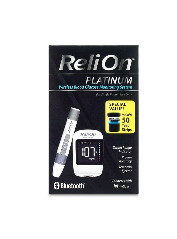 ReliOn blood glucose monitors - Walmart.com