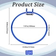 1pc Iron Embroidery Hoops Embroidery Frames with Plastic Findings Dark ...