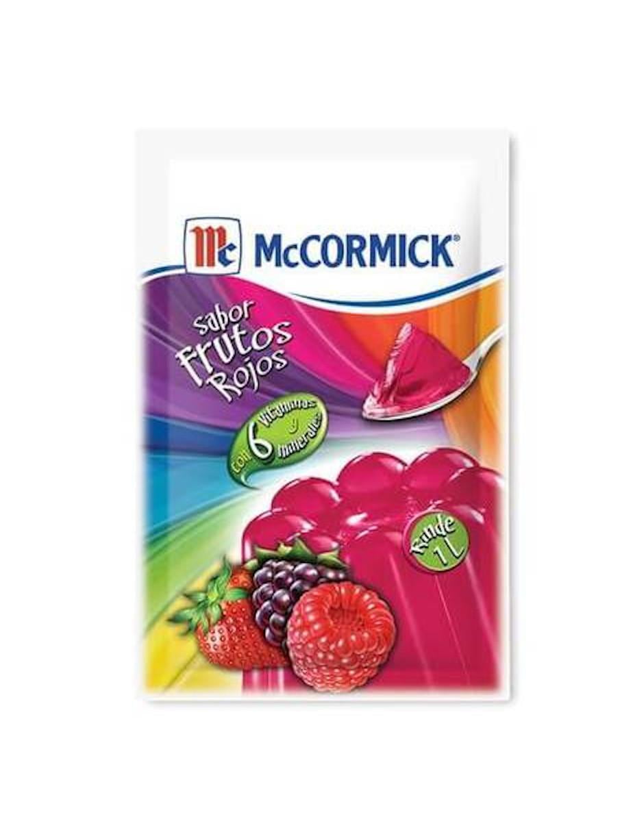 Pack de 15 Gelatina polvo McCormick Frutos rojos de 35g McCormick ...
