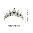 Birthday Crown Set Metal Tiara for Women Party Decoration Gift ...