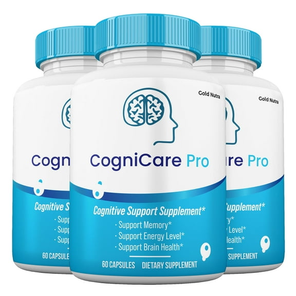 (3 Pack) CogniCare Pro Brain Formula - Cognitive Support for Focus ...