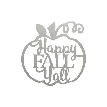 Central Coast Designs HAPPYFALL-10SS 10 x 8 in. Happy Fall Script ...