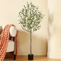 Artificial Olive Tree 18'' Small Faux Olive Tree Fake Olive Plants with ...