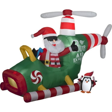 Airblown Inflatables Animated Outhouse Deluxe Santa Claus Yard ...