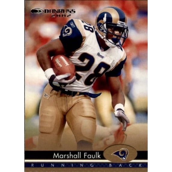 2002 Donruss #178 Marshall Faulk NFL Football Trading Card - Walmart.com