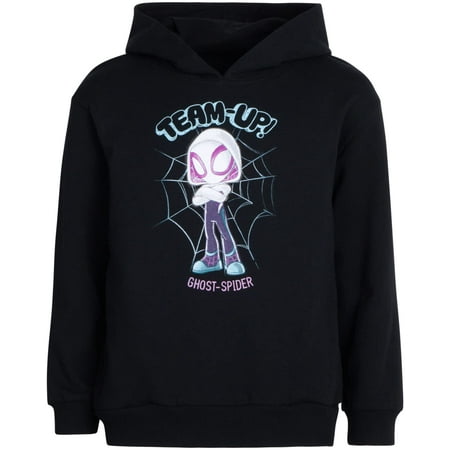 Marvel Girls' Sweatshirt - Spider-Man Ghost-Spider Pullover Hoodie ...