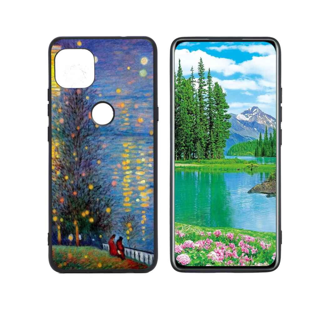 Compatible with Moto One 5G Ace Phone Case, Impressionist-Art-Famous-0 ...