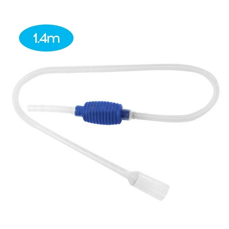 Aquarium Siphon Tube Fish Tank Cleaner Vacuum Pump Gravel Filter Trap ...
