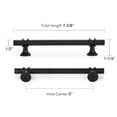 Handles Black Cabinet Pulls 25 Pack 3 Inch Hole Center - Walmart.com