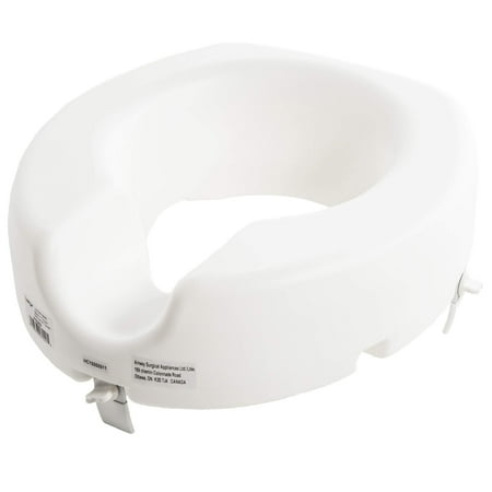 PCP 5" Elevated Toilet Seat, Universal Fit, Tall Profile Rise Height ...