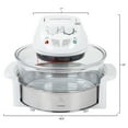 Classic Cuisine 12-17 Quart 1200W Halogen Tabletop Oven - White ...