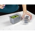Kitchen Spaces Colander Food Storage Containers, Variety Pack, Gray, 3 ...