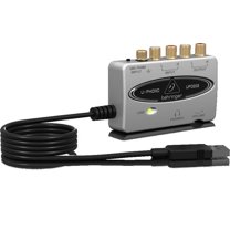 Behringer U-Control UCA202 Audio Interface with Ultra-Low Latency 2 In/2 Out USB and Digital ...
