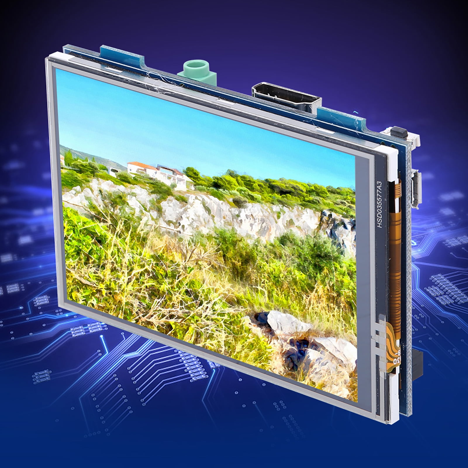 Módulos de pantalla LCD, panel de pantalla de 3,5 pulgadas, resistencia ...