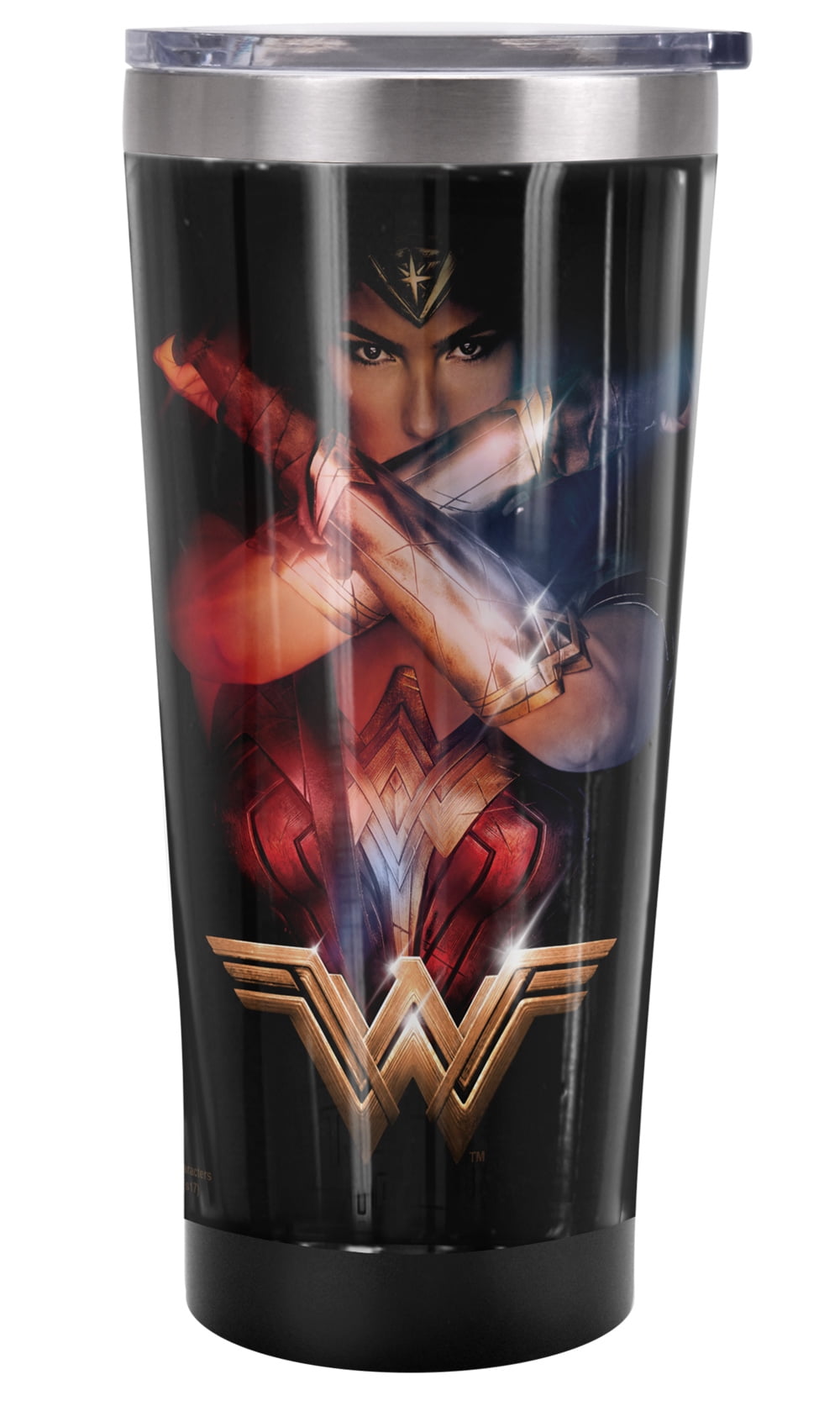Wonder Woman Movie Official Arms Crossed 20 oz Travel Tumbler ...